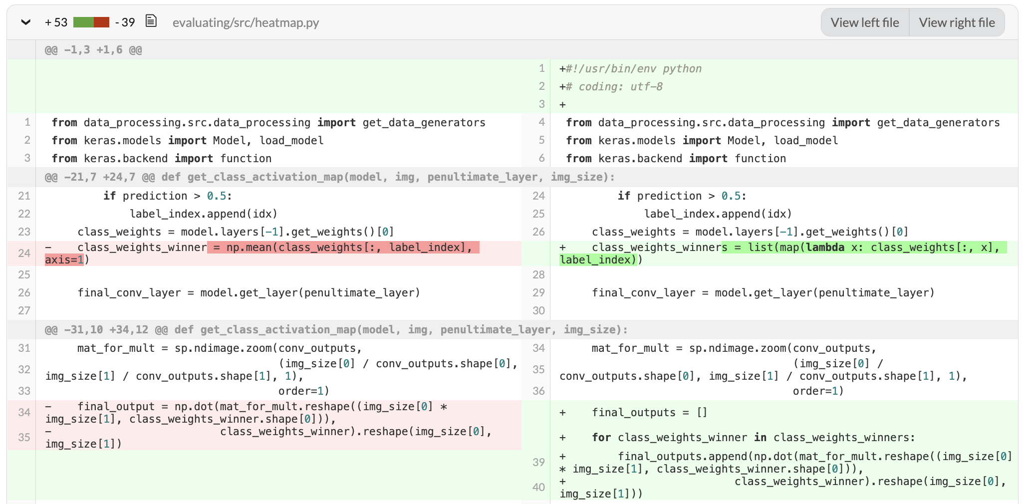 DagsHub Diffing - DagsHub Docs